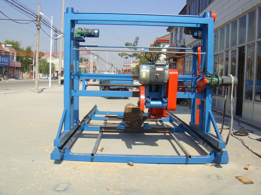 Double Saw Blade Horizontal Band Sawmill Angel Automatic Bandsaw Mill