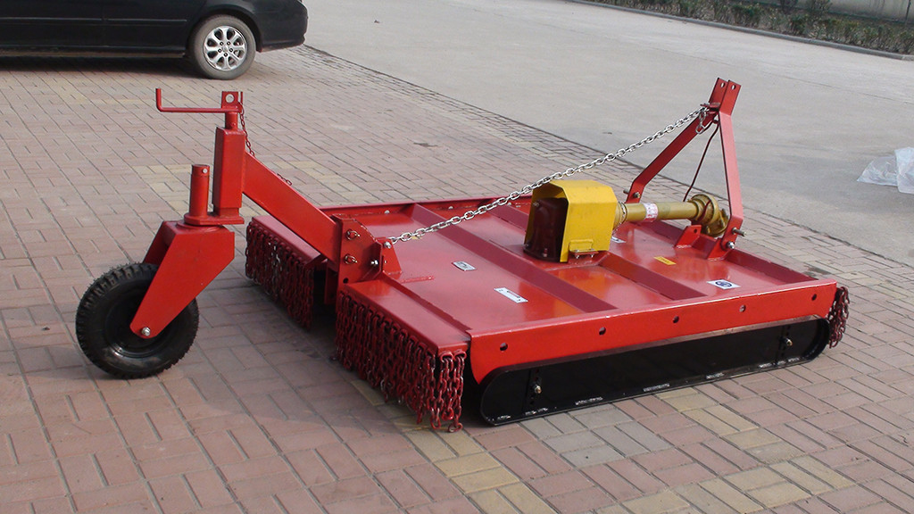 Cutting Width 1.0-1.8m Tractor Mounted Rotary Slasher , 1.3ha/H Tractor ...