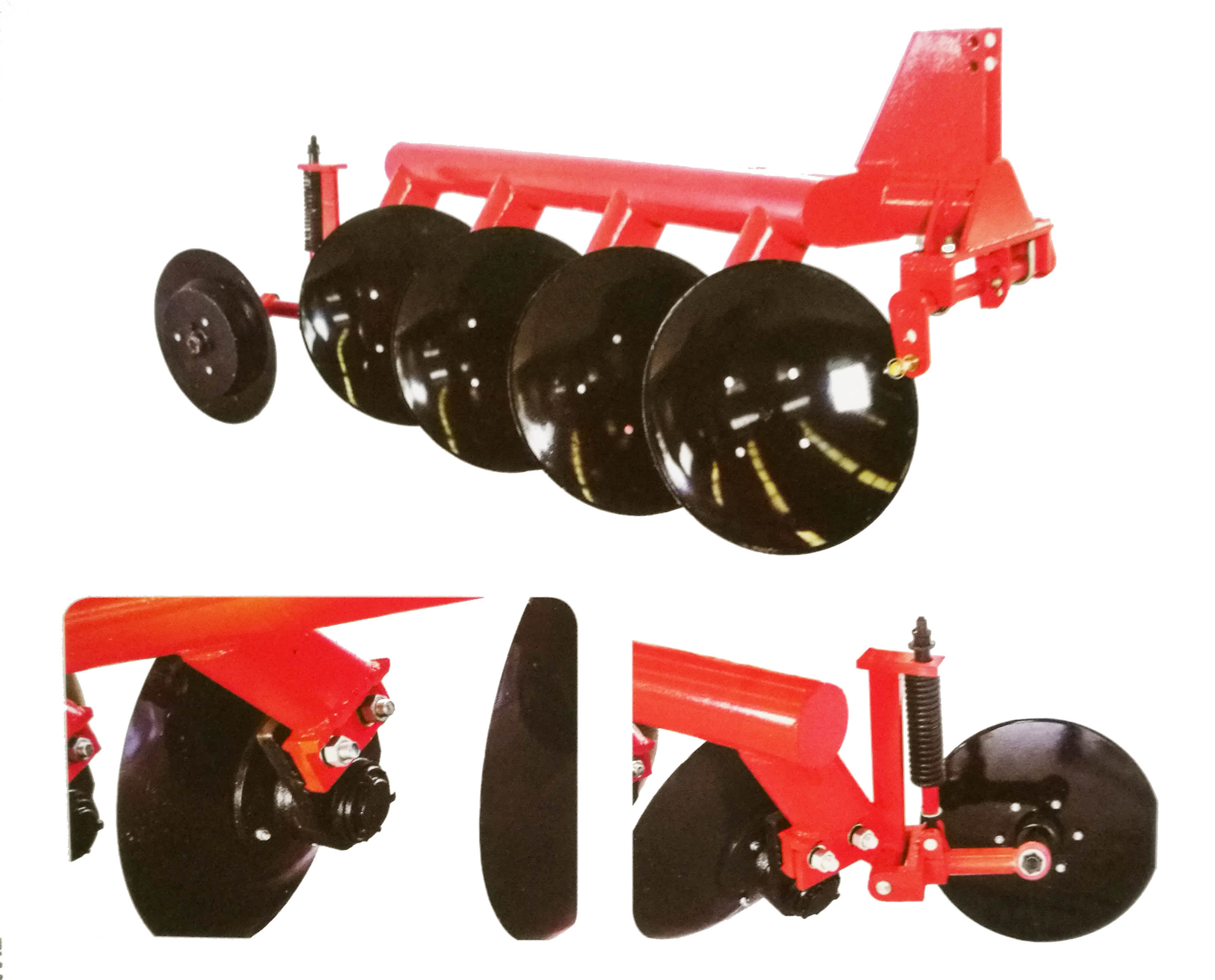 Rain Fed Area 2pcs Reversible Disc Plough , Working Depth 200-300mm One ...